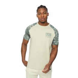 CrossHatch - "Branton" T-Shirt f&uuml;r Herren (Helles Oliv)
