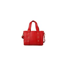 Giulia Monti Schultertasche Klassisches Rot