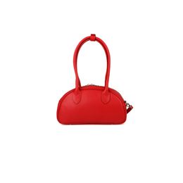 Giulia Monti Schultertasche Klassisches Rot