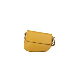 Giulia Monti Schultertasche Senfgelb