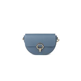 Giulia Monti Schultertasche Stahlblau