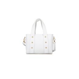 Giulia Monti Schultertasche Wei&szlig;