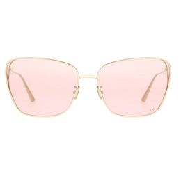 Dior MissDior - Sonnenbrille Mit Goldrahmen Und Rosa Gl&auml;sern