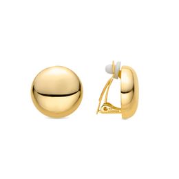 Luxenter Ohrringe aus 925er Sterlingsilber mit 18 Karat Gelbgold-Finish &ndash; Kelnab