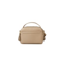 Giulia Monti Schultertasche Grau Beige