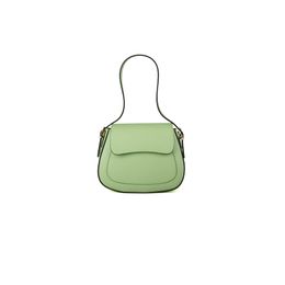 Giulia Monti Schultertasche Hellgr&uuml;n