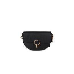 Giulia Monti Schultertasche Schwarz