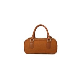 Giulia Monti Schultertasche Goldbraun
