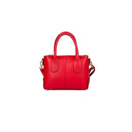 Giulia Monti Schultertasche Klassisches Rot