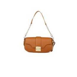 Giulia Monti Schultertasche Goldbraun
