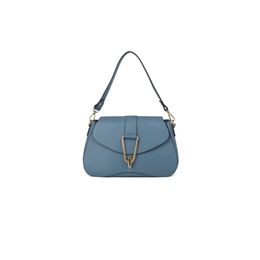 Giulia Monti Schultertasche Stahlblau