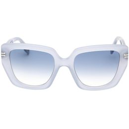 Marc Jacobs Dunkelblaue SF-Linsen-Sonnenbrille in Azure Rutheniumblau