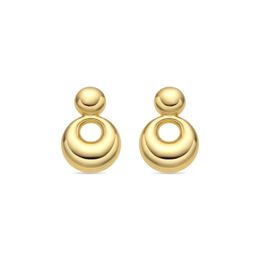 Luxenter Ohrringe mit 18-kar&auml;tiger Gelbgold-Finish &ndash; Sisma