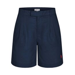 U.S. Polo Assn. Damen Leinenshorts aus Leinen-Baumwollmix