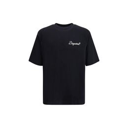 Dsquared2 Dsquared&sup2; Schwarzes Baumwoll-T-Shirt