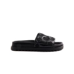 Guess Damen-Sandalen Fabio Logo 4G Peony