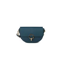 Giulia Monti Schultertasche Dunkel T&uuml;rkis