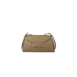 Giulia Monti Schultertasche Hellgrau