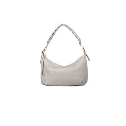 Giulia Monti Schultertasche Hellgrau