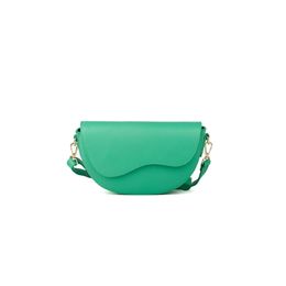 Giulia Monti Schultertasche Klassisch Gr&uuml;n