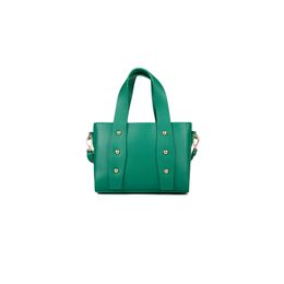 Giulia Monti Schultertasche Klassisches Gr&uuml;n
