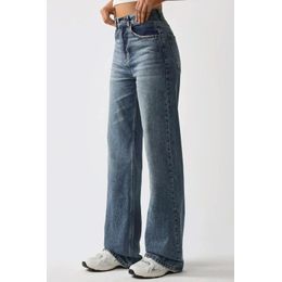 Gerade geschnittene Denim-Jeans