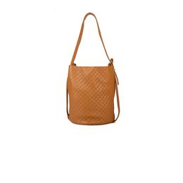 Giulia Monti Schultertasche Hellbraun