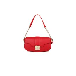 Giulia Monti Schultertasche Klassisches Rot