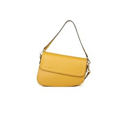Giulia Monti Schultertasche Senf