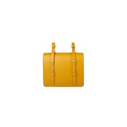 Giulia Monti Schultertasche Senfgelb