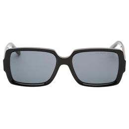 Schwarze Sonnenbrille mit grauen Gl&auml;sern von Marc Jacobs
