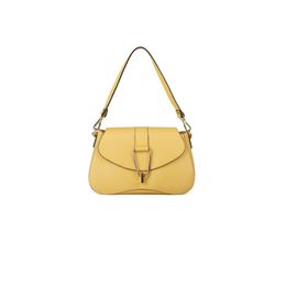 Giulia Monti Schultertasche Ananas Gelb