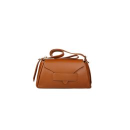 Giulia Monti Schultertasche Goldbraun