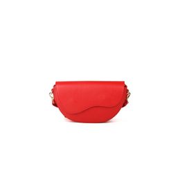 Giulia Monti Schultertasche Klassisches Rot