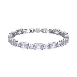 Luxenter Armband in Silberoptik mit Zirkonia &ndash; Ilas