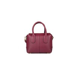 Giulia Monti Schultertasche Burgunderrot