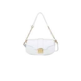 Giulia Monti Schultertasche Wei&szlig;
