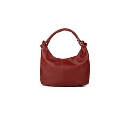 Giulia Monti Schultertasche Burgunderrot