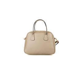 Giulia Monti Schultertasche Grau Beige
