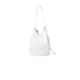 Giulia Monti Schultertasche Wei&szlig;