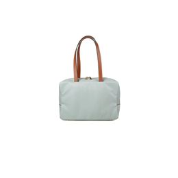 Giulia Monti Schultertasche Grau Goldbraun