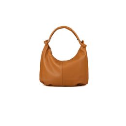 Giulia Monti Schultertasche Hellbraun