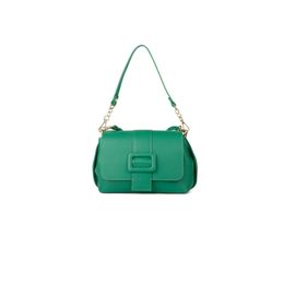 Giulia Monti Schultertasche Klassisches Gr&uuml;n