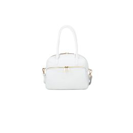 Giulia Monti Schultertasche Wei&szlig;