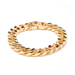 Luxenter Armband mit 18 Karat Gelbgold-Finish &ndash; Dainva