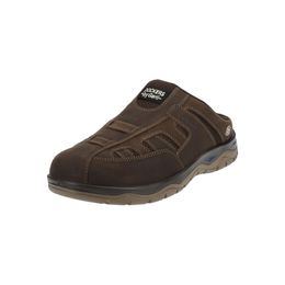 Pantolette Dockers by Gerli "Dockers by Gerli Pantoletten Nubukleder", Herren, Gr. 40, schoko, Nubukleder, Schuhe Pantolette