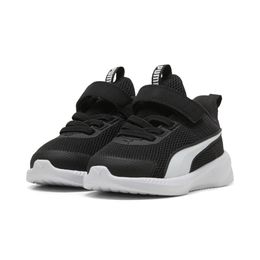 Sneaker Puma "Flyer 4 Laufschuhe Kinder", M&auml;dchen, Gr. 20, schwarz, wei&szlig;, Obermaterial: Synthetik, Textil. Futter: Textil. Innensohle: Textil. Laufsohle: Synthetik, Schuhe Sneaker