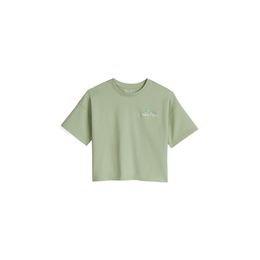 Marc O'Polo T-Shirt MARC O'POLO "mit Logostickerei auf beiden Seiten", Jungen, Gr. 152, gr&uuml;n, Obermaterial: 100% Baumwolle, unifarben, relaxed fit, Rundhals, Shirts T-Shirt