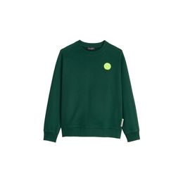 Marc O'Polo Sweatshirt MARC O'POLO "mit beidseitigen Tennisball-Highlights", M&auml;dchen, Gr. 140, gr&uuml;n (grass gr&uuml;n), Obermaterial: 100% Baumwolle, unifarben, regular fit, Rippb&uuml;ndchen, Sweatshirts Sweatshirt