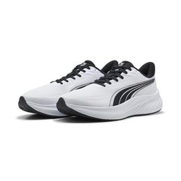 Trainingsschuh Puma "Pounce Lite 2 Laufschuhe Erwachsene", Damen, Gr. 35,5, wei&szlig; schwarz, Obermaterial: Synthetik, Textil. Futter: Textil. Innensohle: Textil. Laufsohle: Gummi, Schuhe